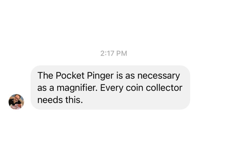 Pocket Pinger Silver and Gold Bar and Coin Tester