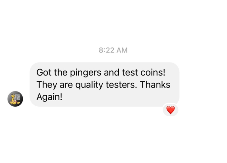 Pocket Pinger Silver and Gold Bar and Coin Tester