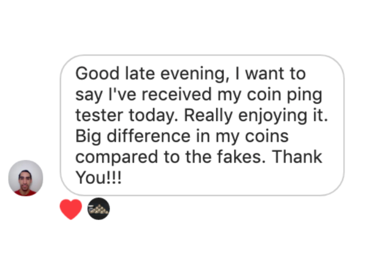 Pocket Pinger Silver and Gold Bar and Coin Tester