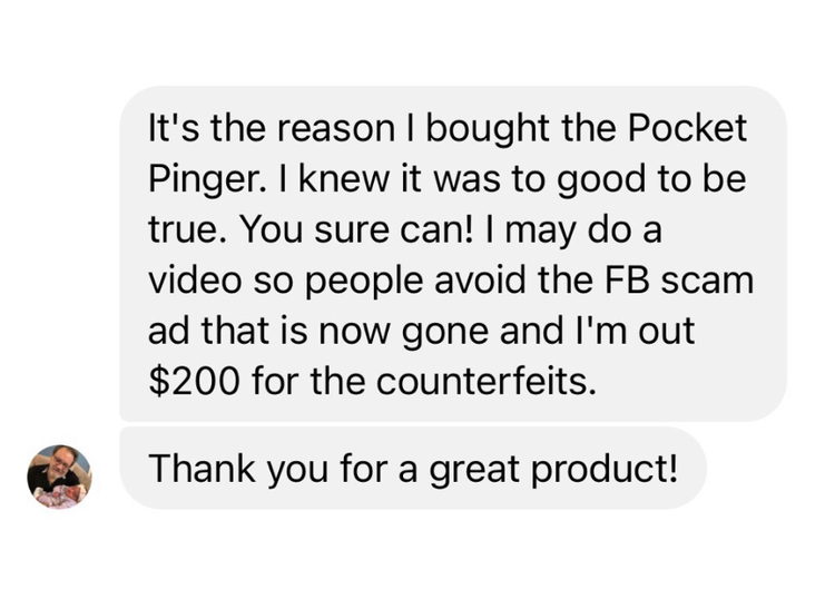 Pocket Pinger Silver and Gold Bar and Coin Tester