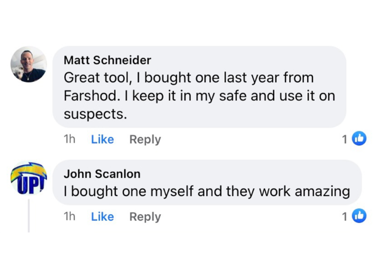 Pocket Pinger Silver and Gold Bar and Coin Tester